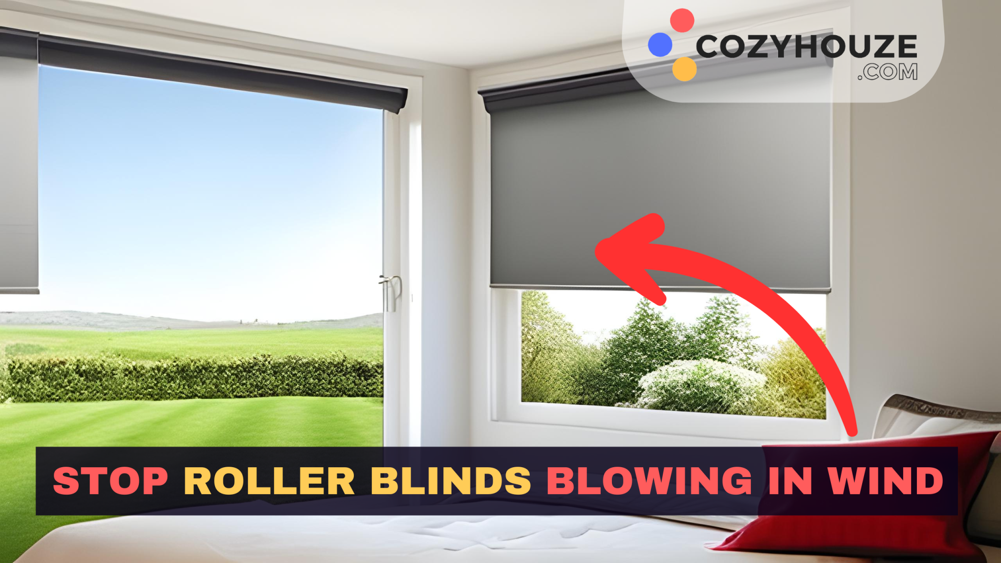 How To Stop Roller Blinds From Blowing In The Wind?